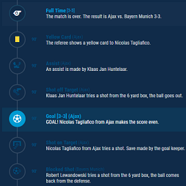 Live Commentary Widget, Live Commentary Data API XML