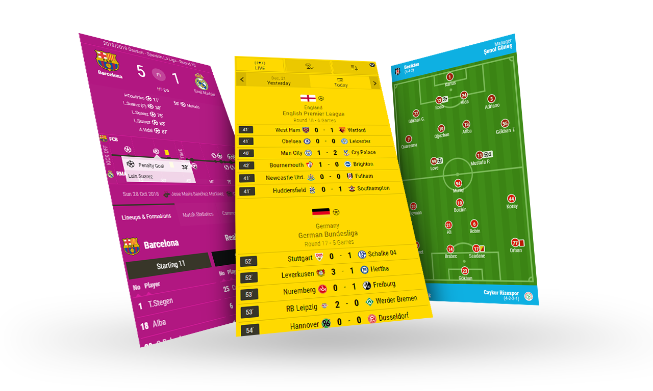 Soccer Widgets, Sports Data, Soccer XML API Data