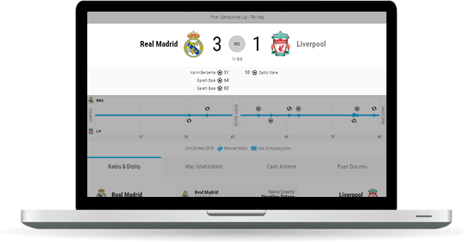 Soccer Scoreboard Widgets, Livescore,Data API XML Feeds